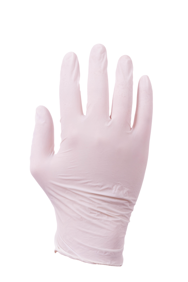 Dexterhand 504P Caja con 100 Guantes de Latex Desechables Empolvados